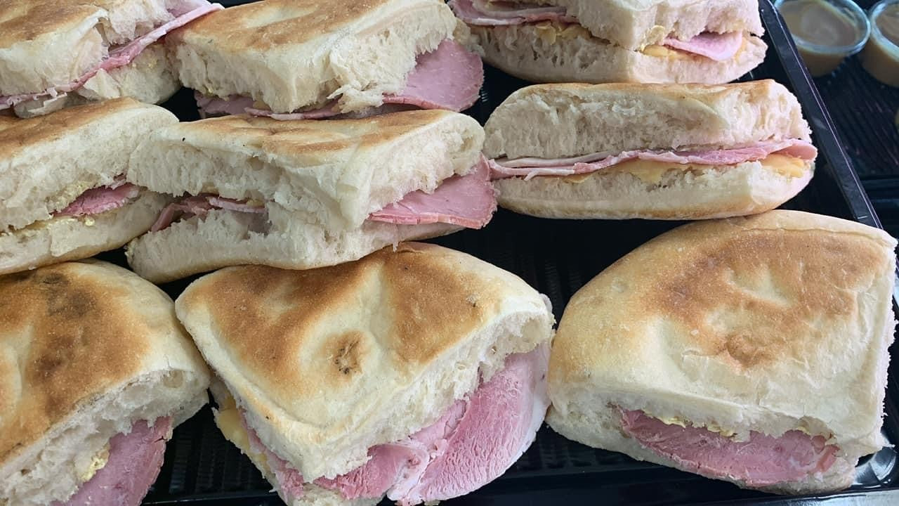 Ham, pease pudding stottie box – Big River Bakery